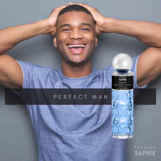 Set de 2 saphir parfums - perfect man - eau de parfum - hombre - 200ml